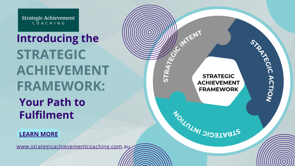 Introducing the Strategic Achievement Framework: Your Path to ...